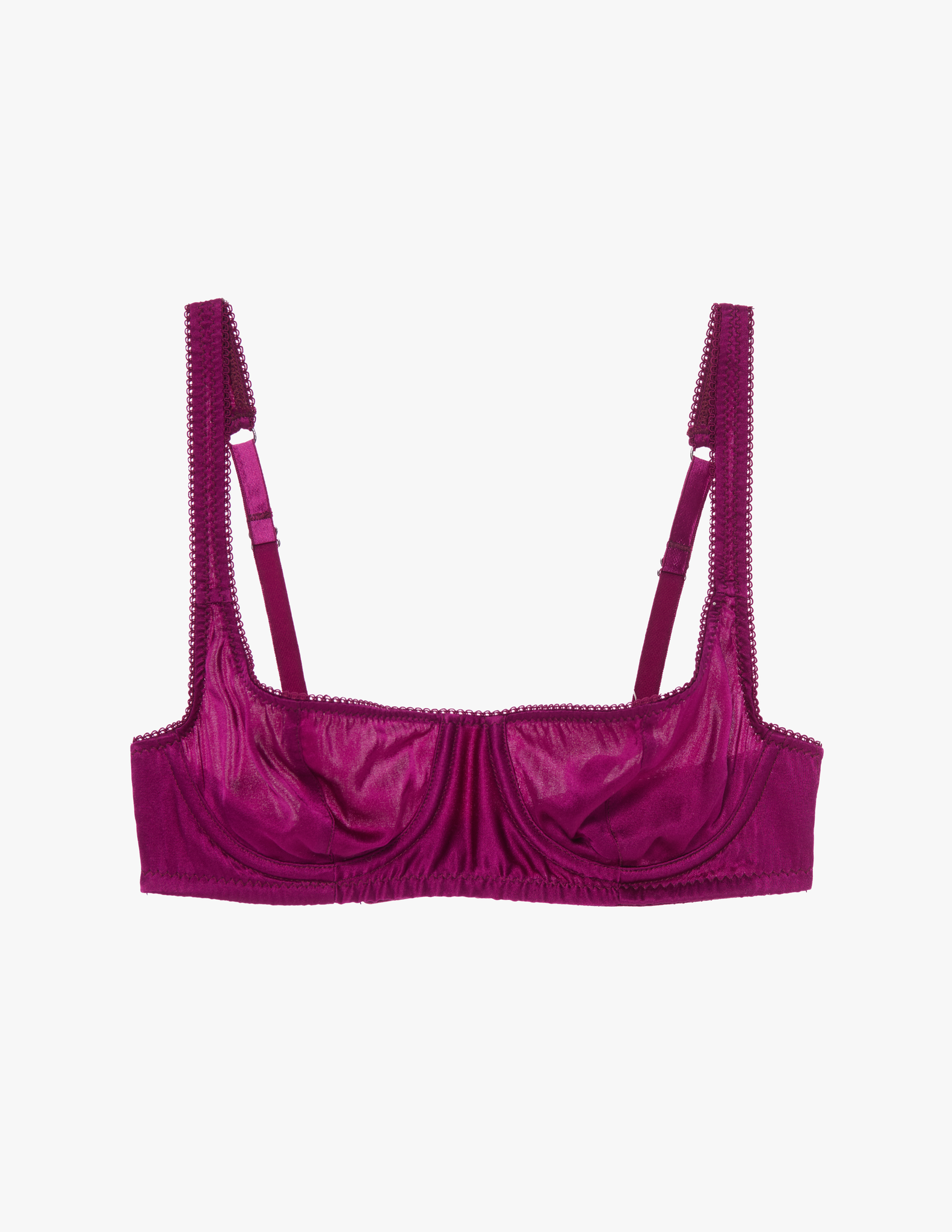 Araks - Gita Silk Underwire Bra in Cranberry